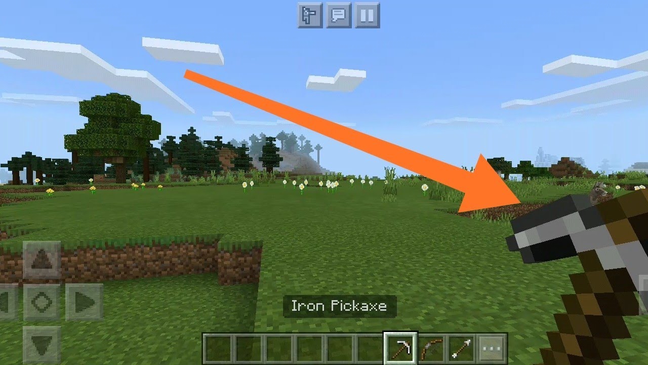 MAKE IRON PICKAXE IN MINECRAFT TRIAL IN VERY SIMPLE METHOD. - YouTube