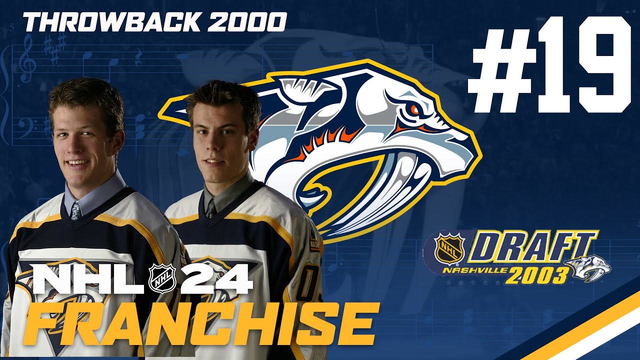 2003 NHL Draft/Resign Stage - NHL 24 - Throwback GM Mode Commentary ...