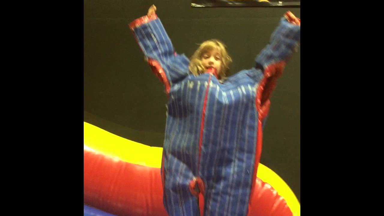 Velcro wall jumping - YouTube
