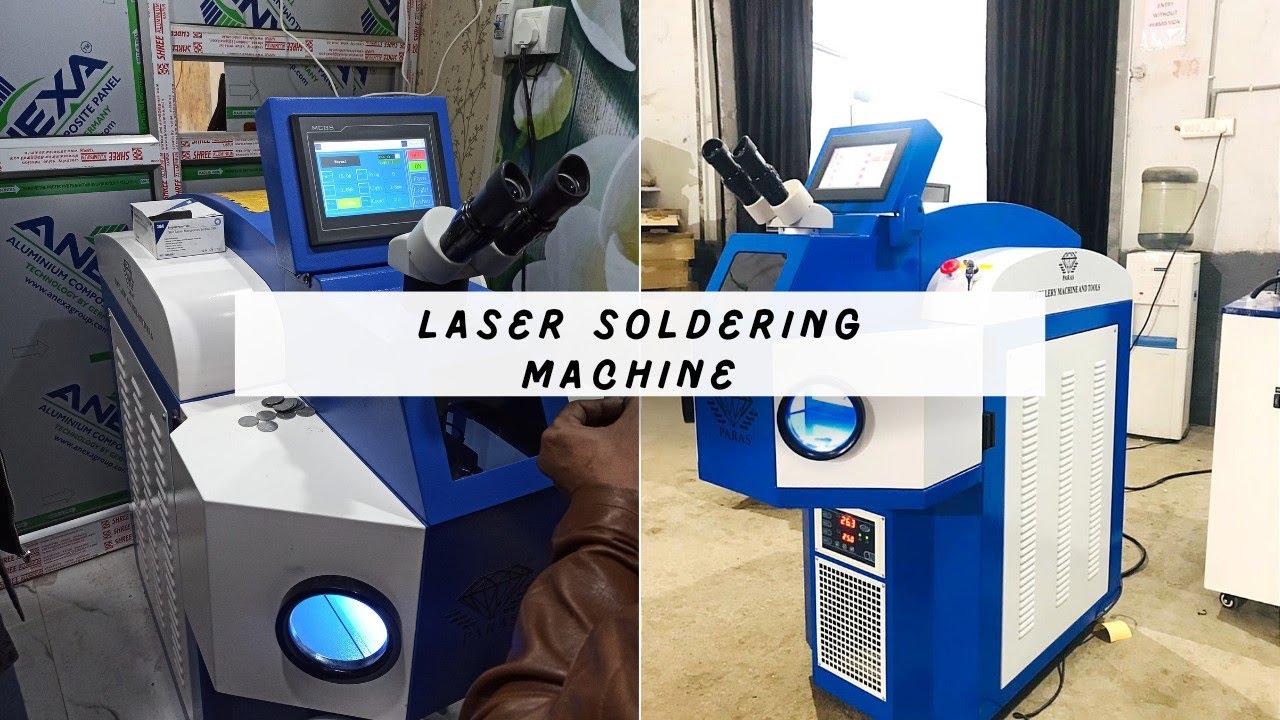 laser Soldering Machine for gold | silver articles - YouTube