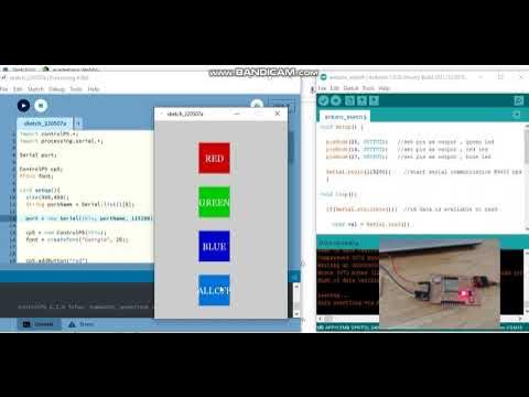 ESP32 with processing - YouTube