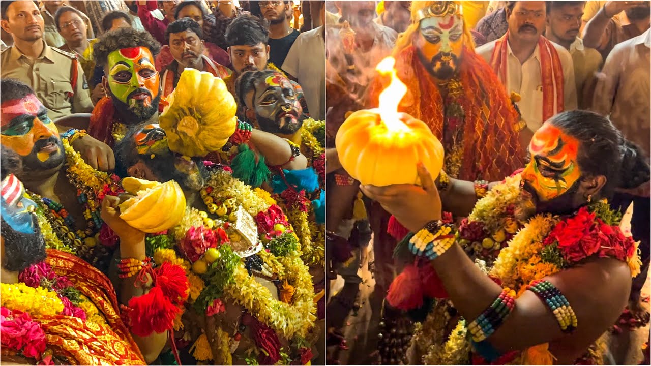 Talwar Shiva Potharaju Gavu at Balkampet Yellamma Rathotsavam | Talwar ...