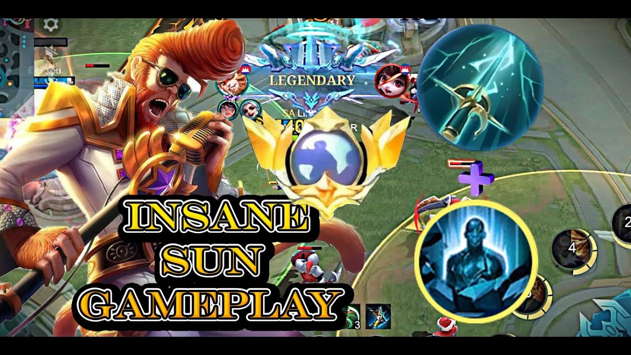 INSANE SUN PLAY EXP LANE !!! TOP 1 GLOBAL SUN BUILD | SUN GAMEPLAY ...