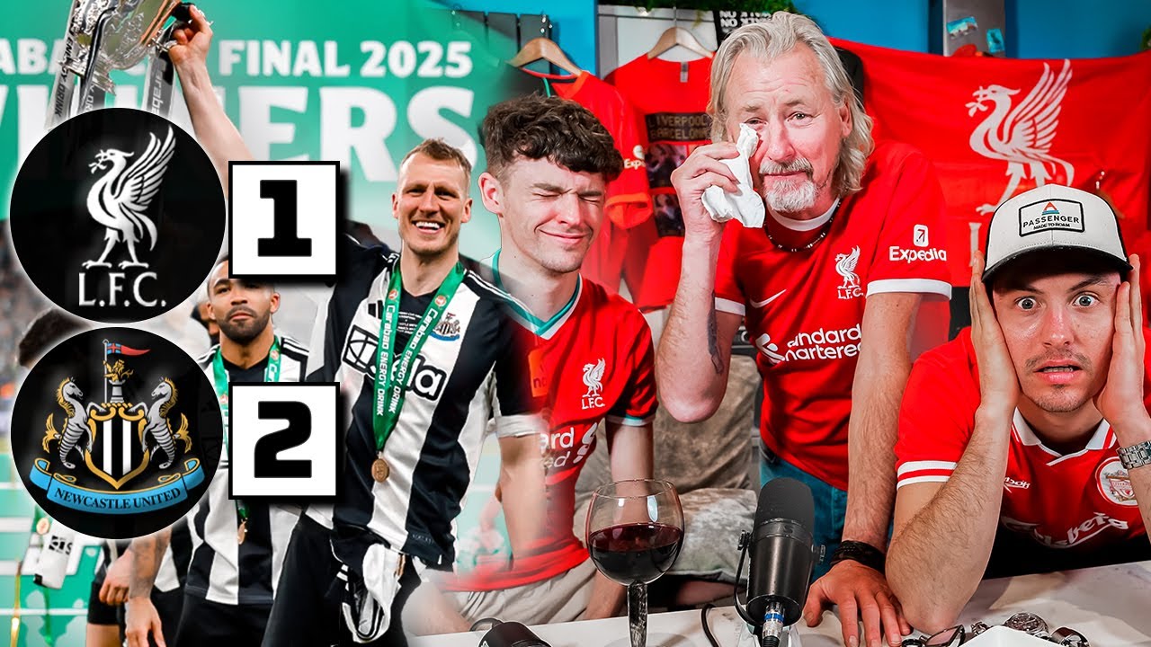 Liverpool Fans CRY As Newcastle Win First Trophy In 70 Years ...