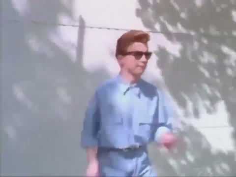 AI RICKROLL man looking at girl from behind meme - YouTube