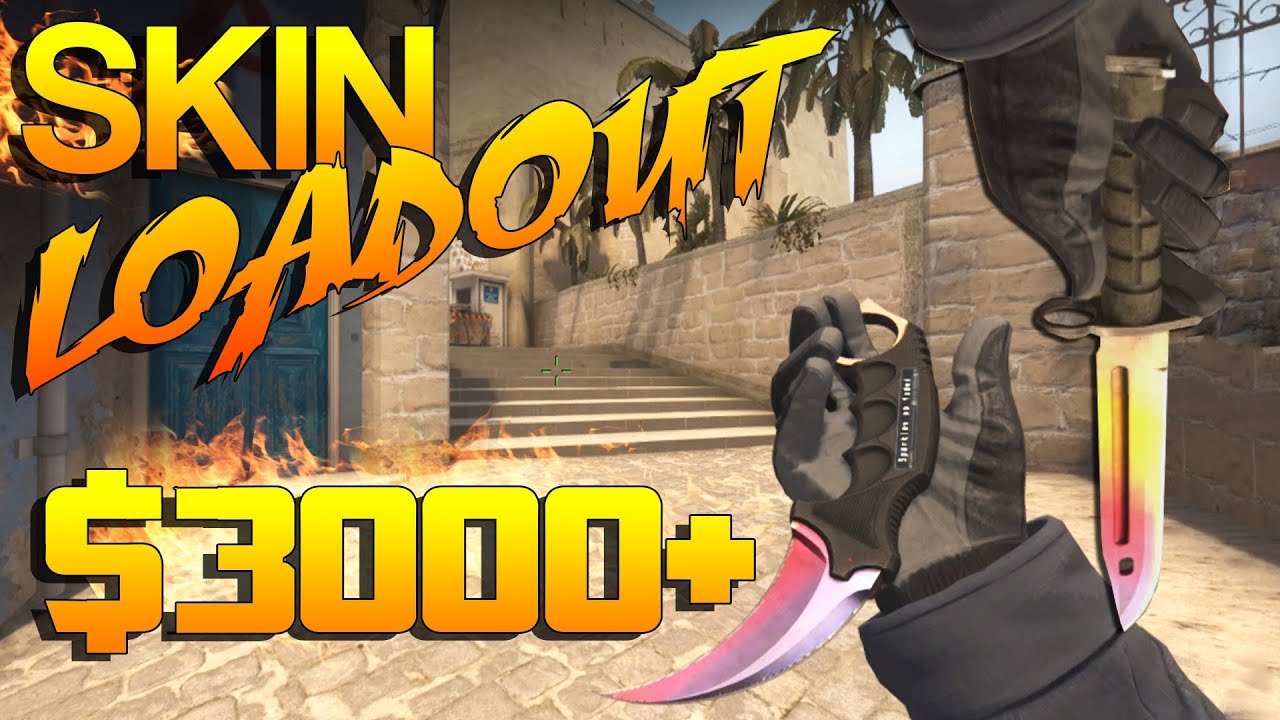 CS:GO - My Skin Loadout! ($3000+) - YouTube