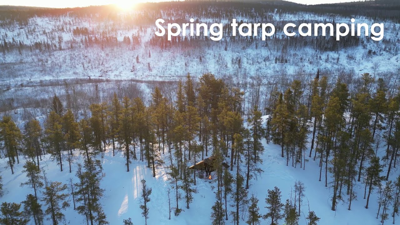 Spectacular Spring Tarp Camping Adventures - YouTube