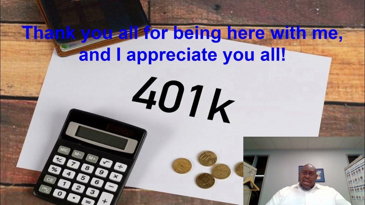 401K Plan The Complete Guide Final Video "Have some of your questions ...