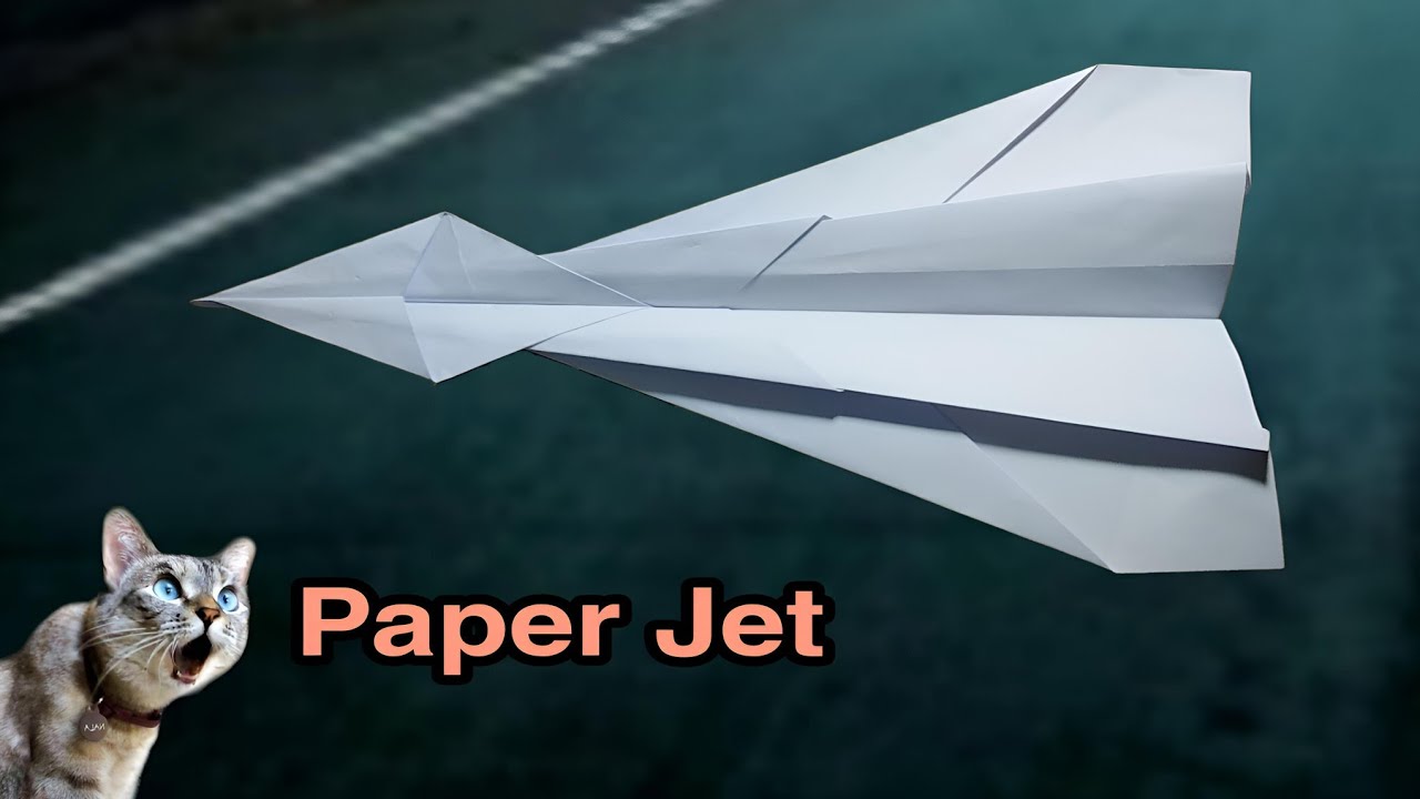 Best Paper Jet Plane | How To Make Paper Plane - YouTube