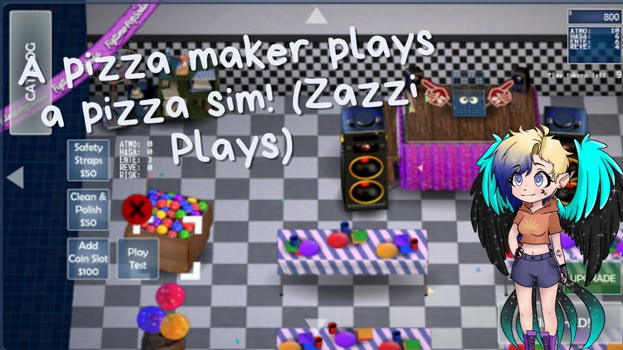 A pizza maker plays a pizza sim! ( Zazzi Plays) - YouTube
