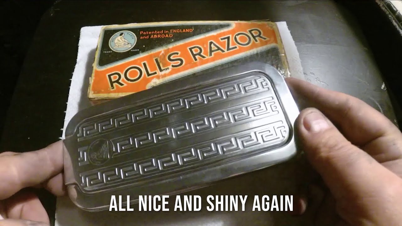 Cleaning a Vintage Rolls Razor - YouTube