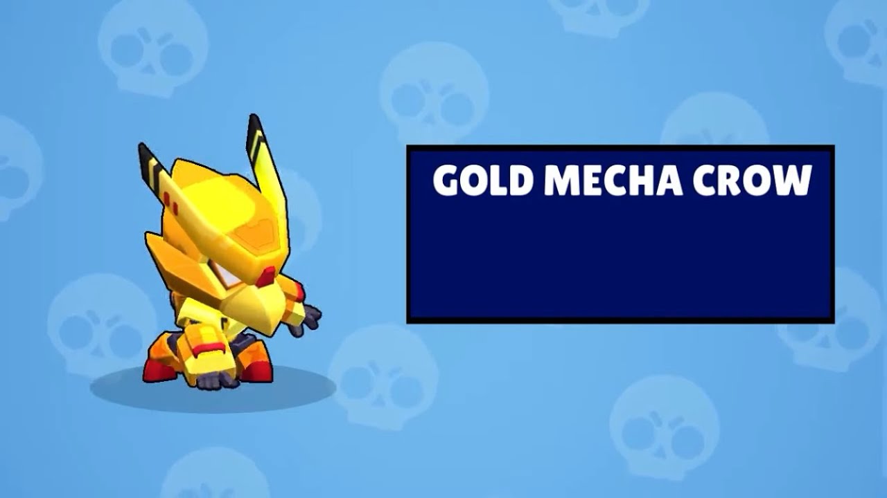Brawl Stars - Finally bought GOLD MECHA CROW! - YouTube
