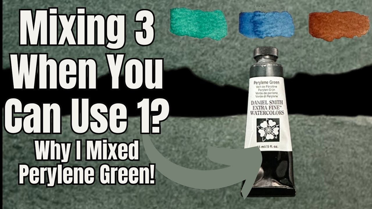 How To Mix A Natural Cool Green For Landscapes With A Limited Palette ...