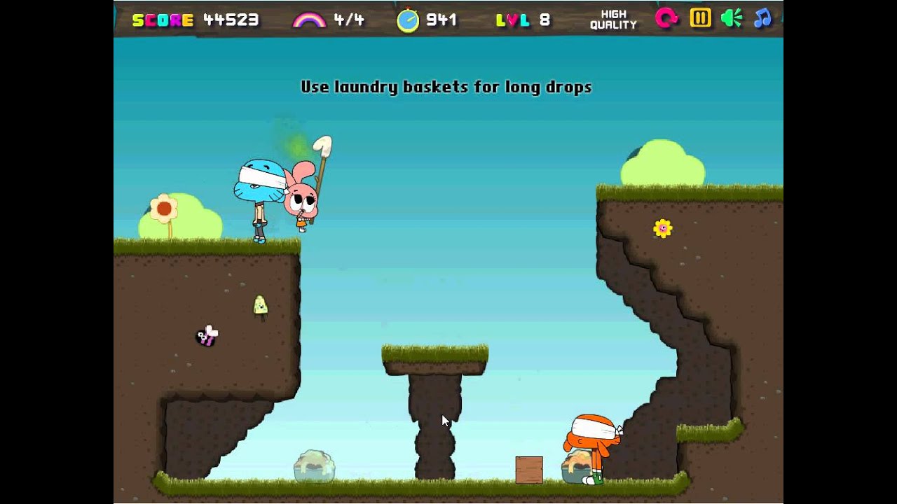 Amazing World Of Gumball blind fooled part 2 level 6-10 - YouTube