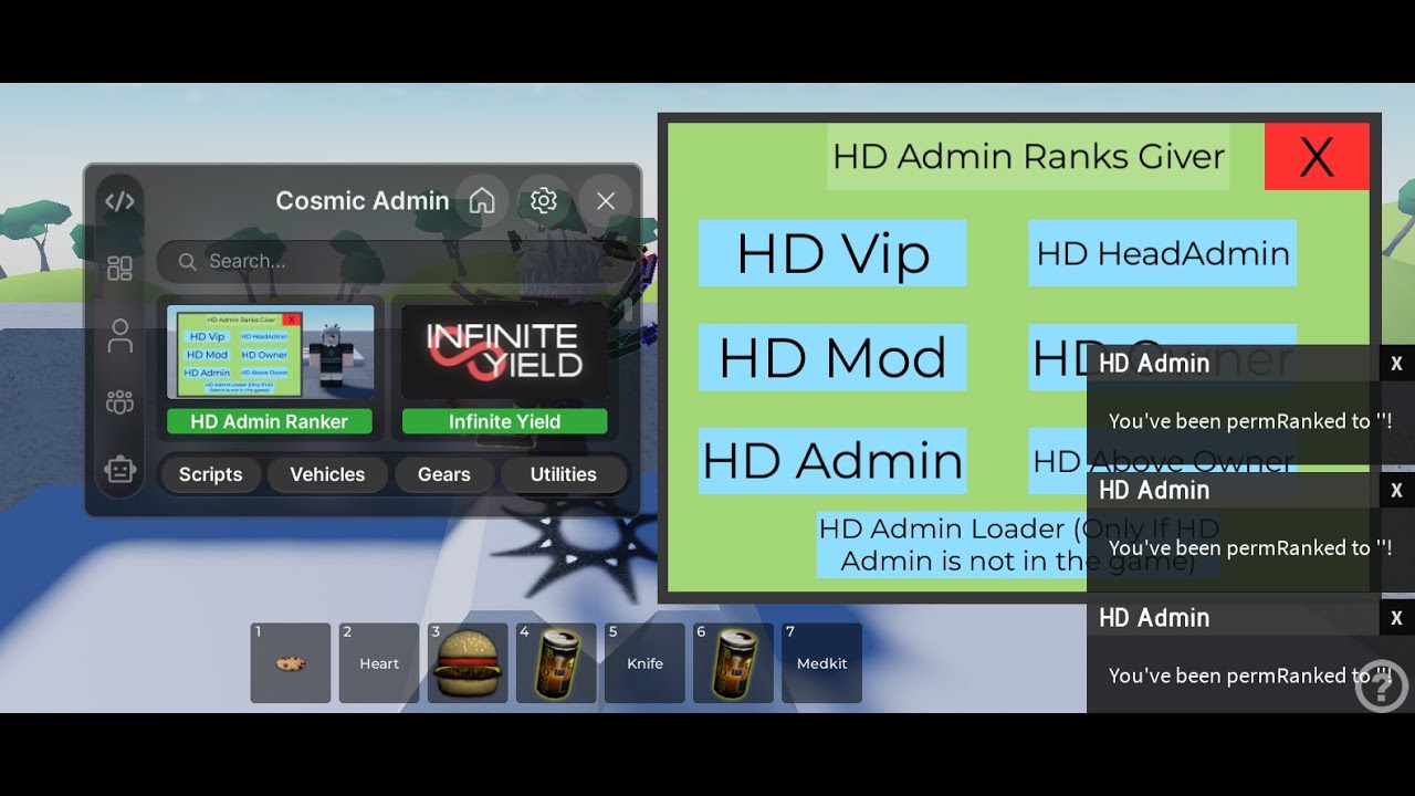 cosmic serverside executor op admin abilities - YouTube