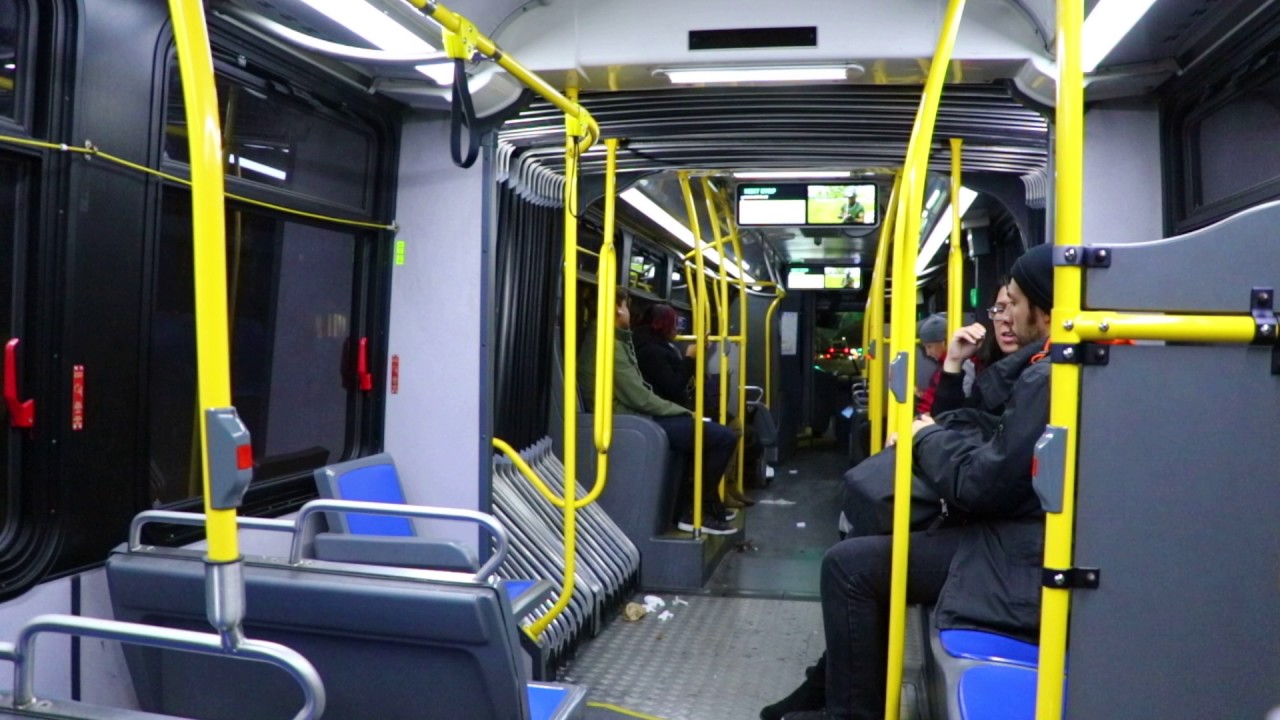 MTA New York City Bus : On-Board 2012 Nova Bus LFS Artic 5917 On The ...