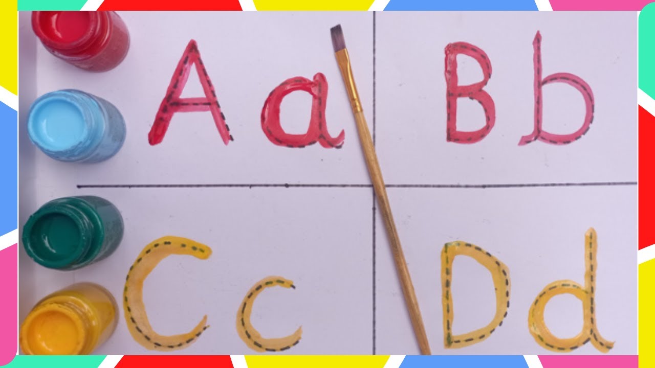 Ka ka ABCD | Abcd rhymes for kids | A for Apple,B for Ball, Alphabets # ...