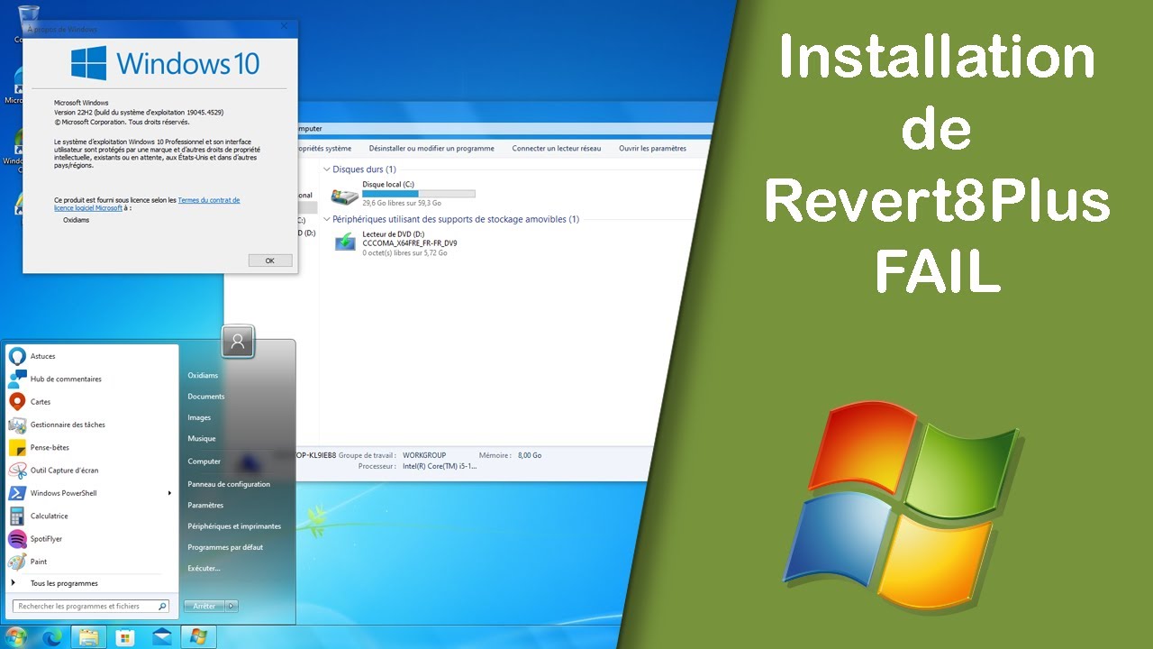 Installation de Revert8Plus FAIL - YouTube