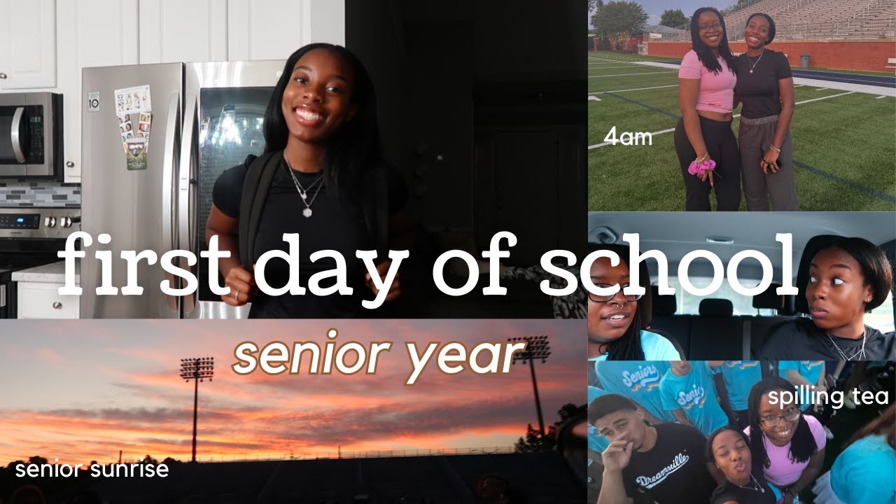 grwm: first day of senior year + senior sunrise - YouTube