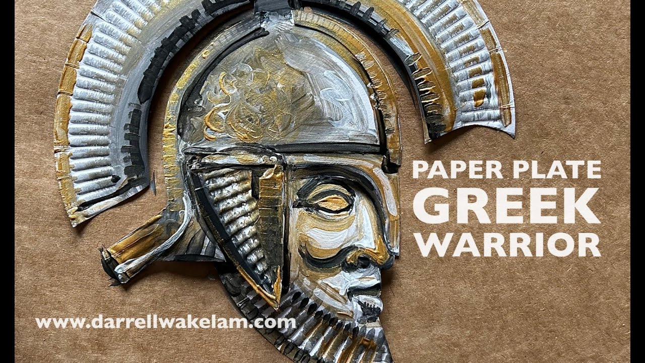 Paper Plate Greek Warrior - YouTube