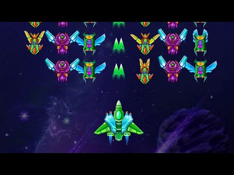 Classic Retro Arcade shooting game Galaxy Attack gameplay - YouTube