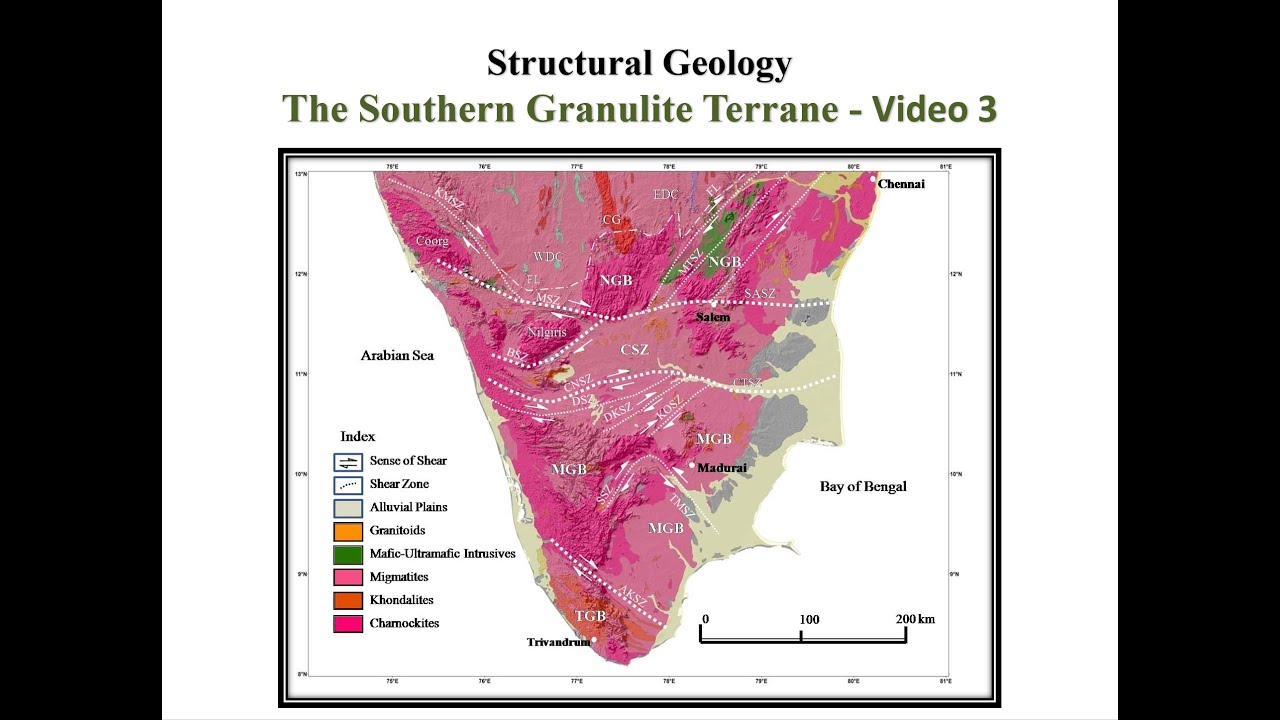 Structural Geology | The Southern Granulite Terrane | Lecture series 3 ...