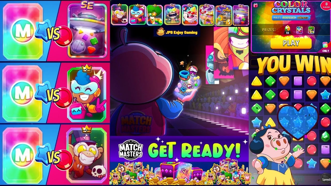 Get Ready!, Match Masters Color Crystals Tournament Prizes 2 Legendary ...