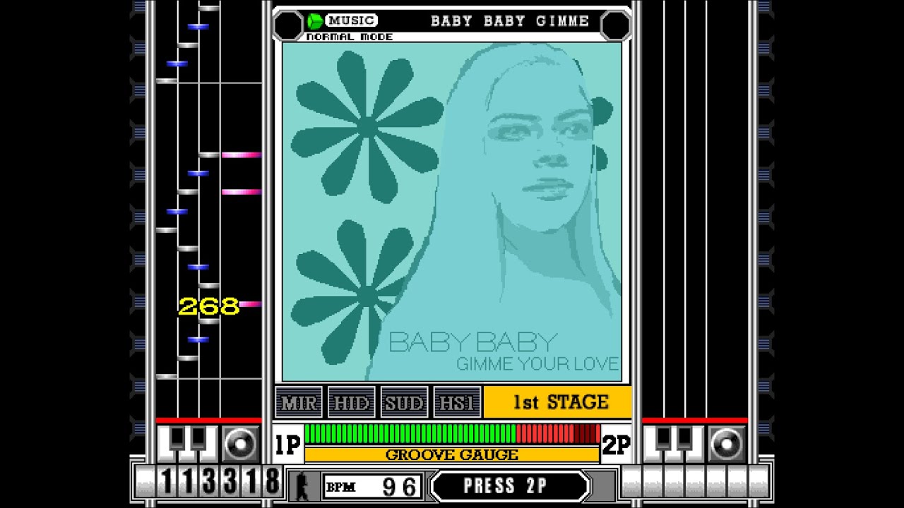 BABY BABY GIMME YOUR LOVE 2002(A)【beatmania 7th mix】【perfect】 - YouTube