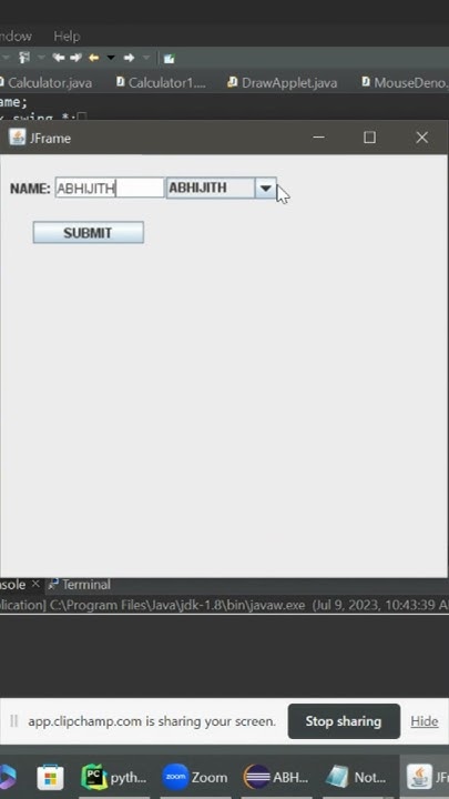 JAVA JFRAME DEMO #funnyvideos #shorts #youtubeshorts - YouTube