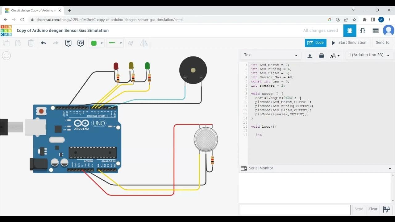 Membuat indikator polusi udara menggunakan arduino uno yang di ...