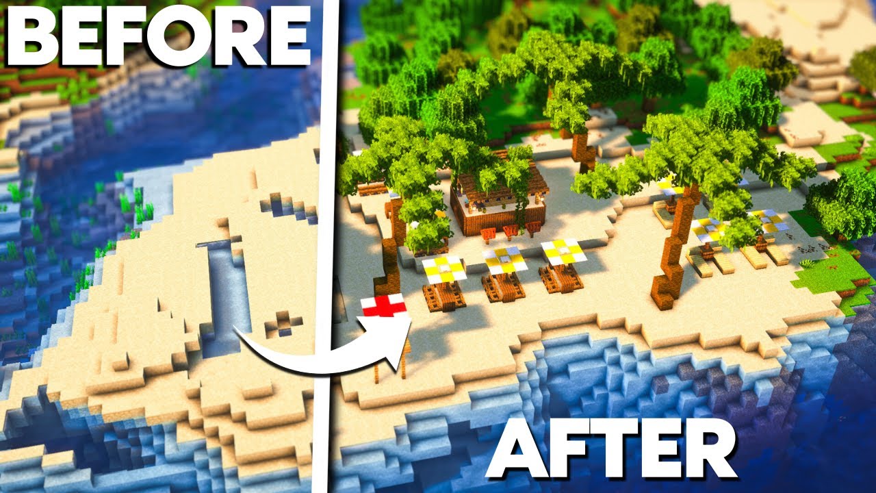 10+ Summer Builds That Turn a Normal Beach Into a MASTERPIECE 😱 - YouTube