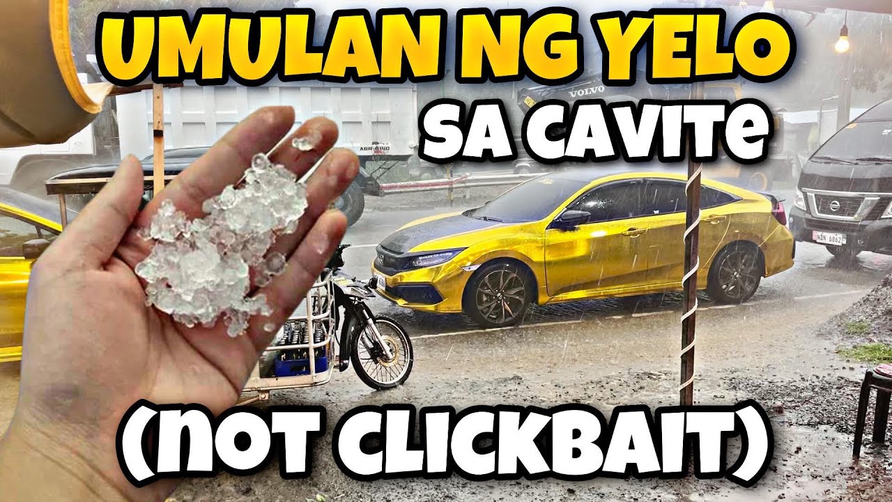 UMULAN NG YELO SA CAVITE! - YouTube