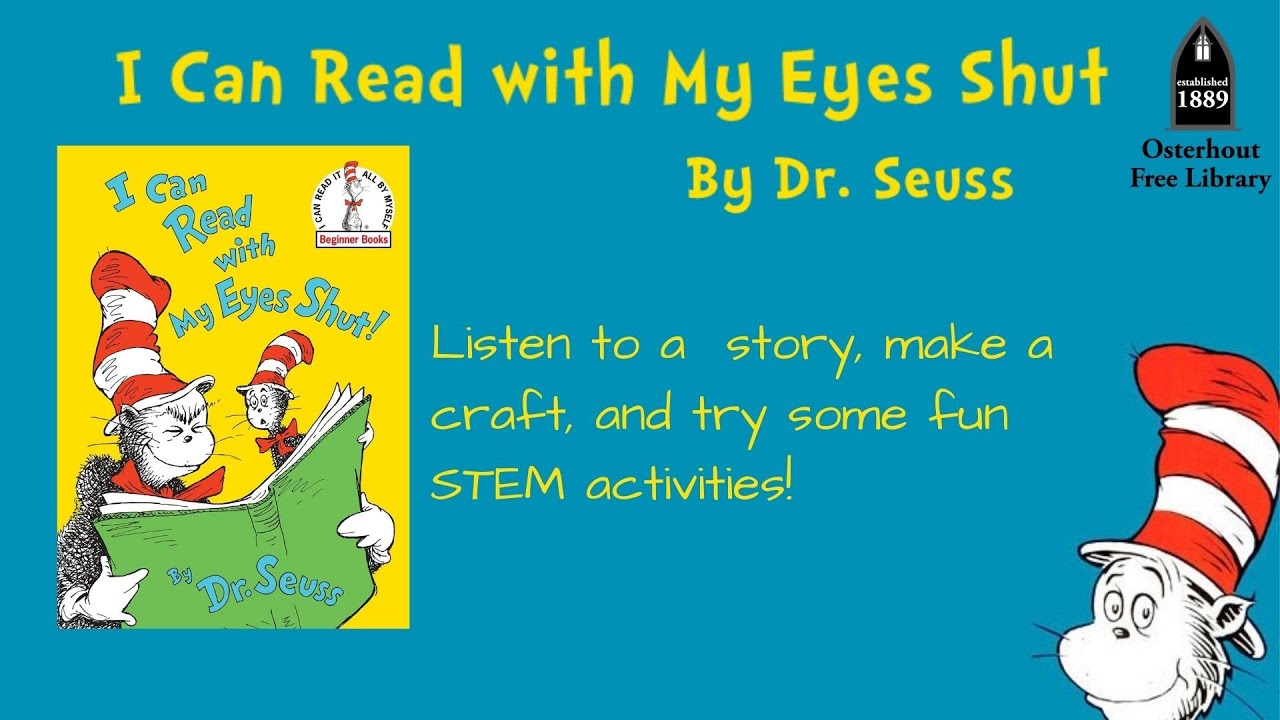 I Can Read With My Eyes Shut! - YouTube