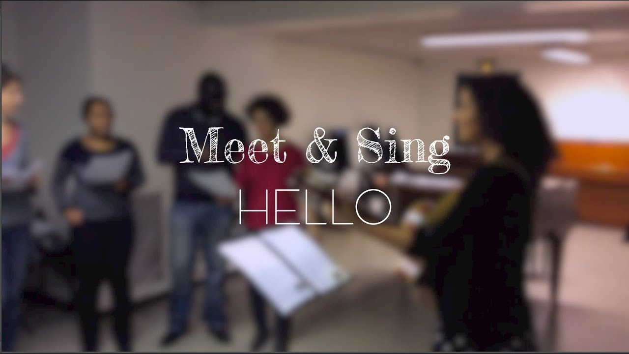 MEET & SING - Hello (Adele) Stage London Calling - YouTube