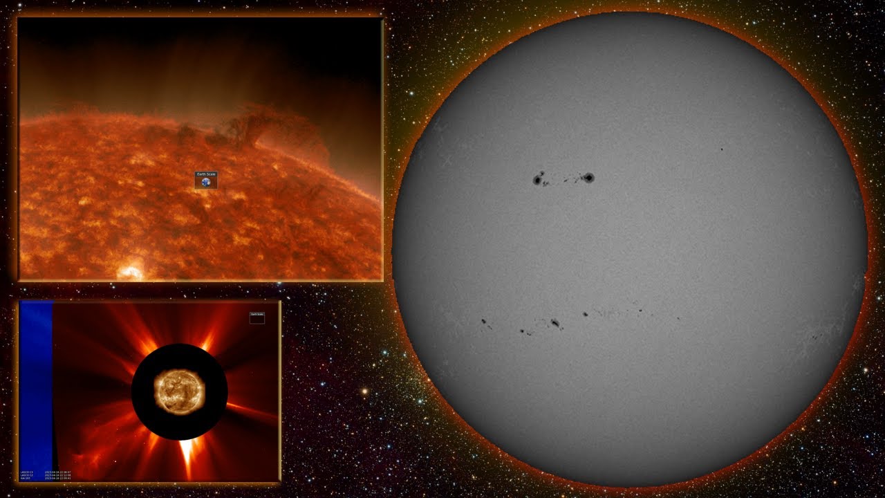 Solar Polar Vortex Reappears as Activity Breaks Out - YouTube