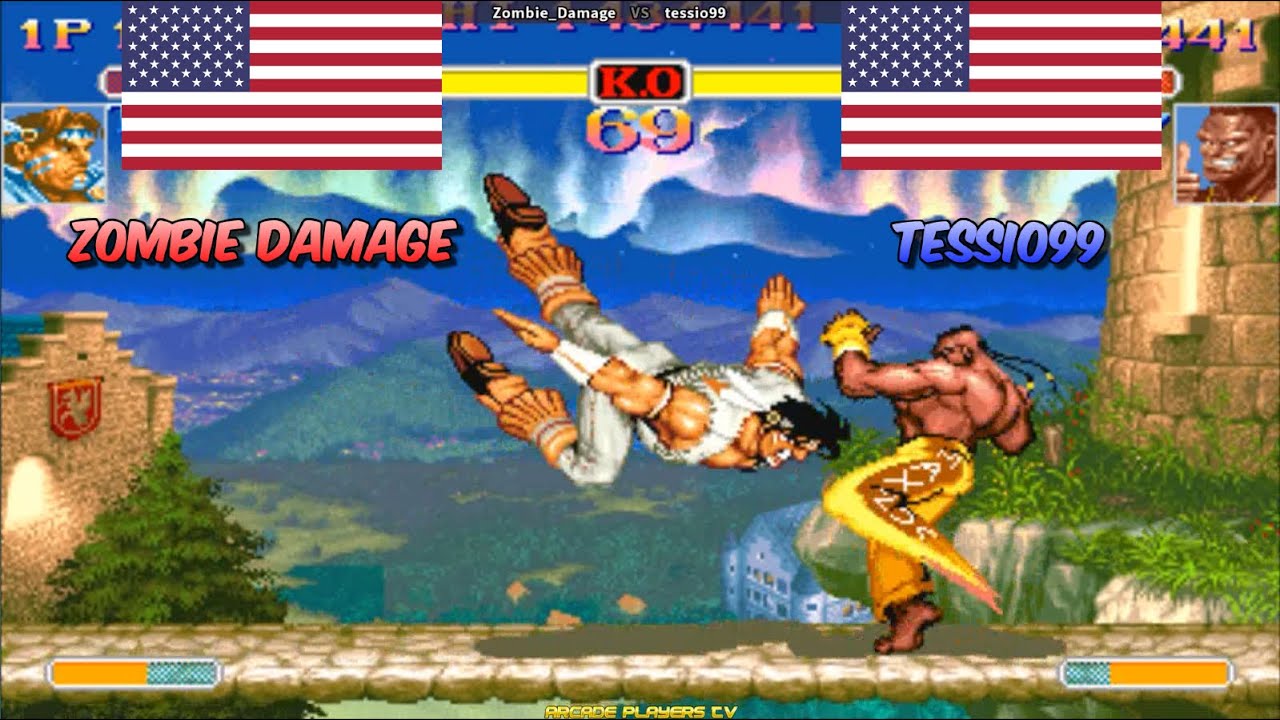 Super Street Fighter 2 Turbo Zombie Damage (Usa) vs tessio99 (Usa) III ...