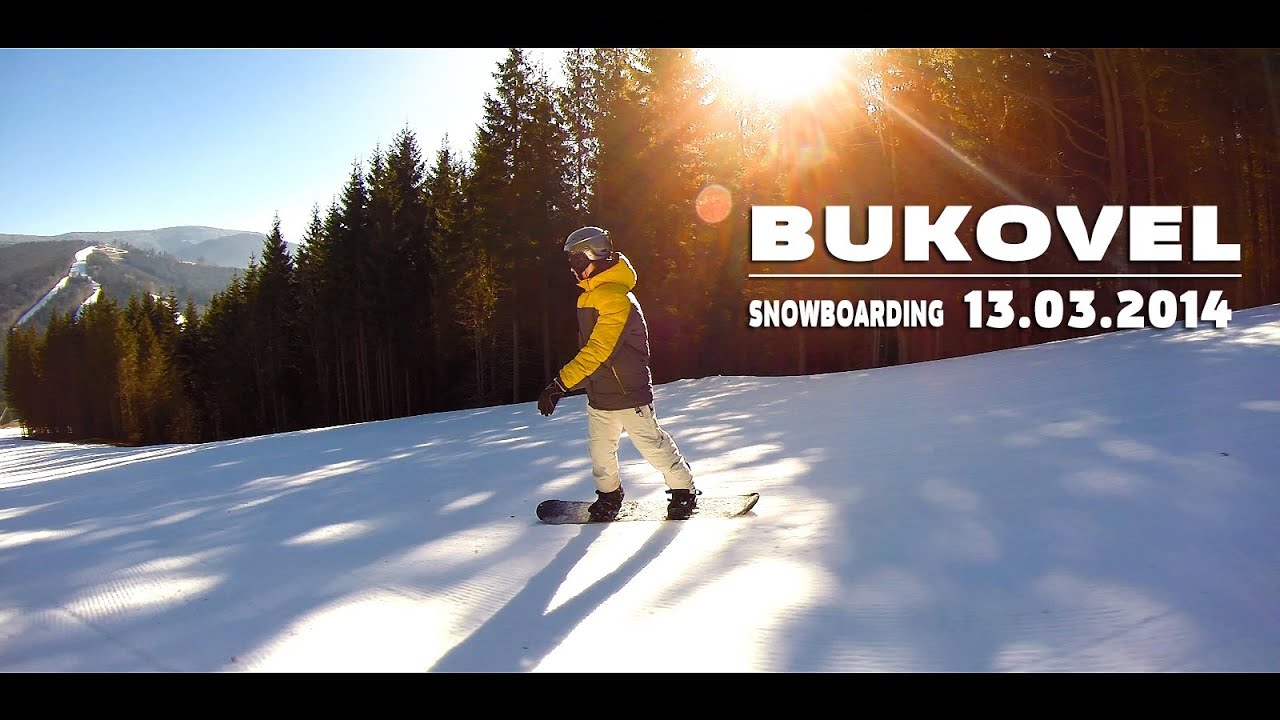 Bukovel Snowboarding 2.7K - YouTube