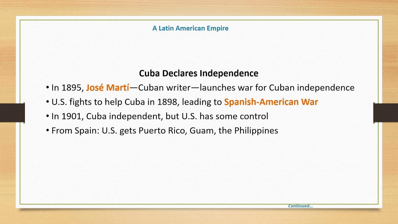 Chapter 28 3 Lesson United States Economic Imperialism - YouTube