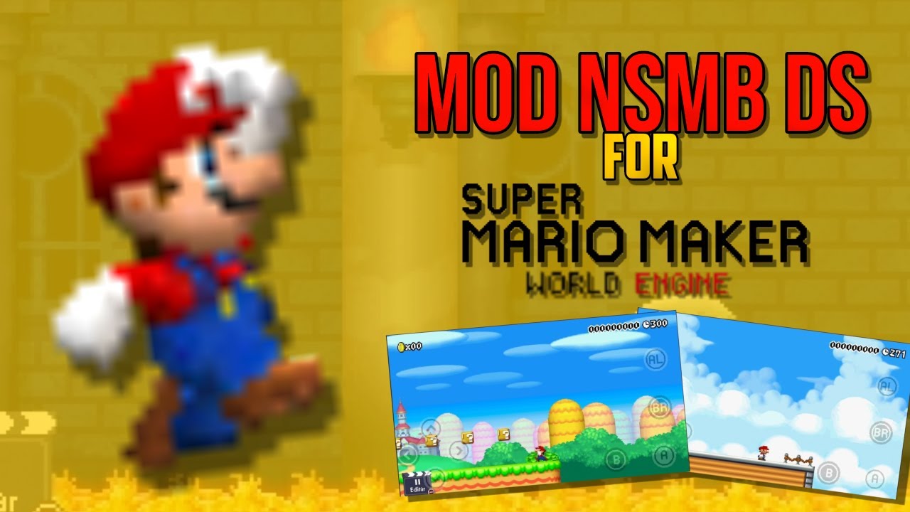 MOD DE NEW SUPER MARIO BROS DS NO SMMWE! - YouTube