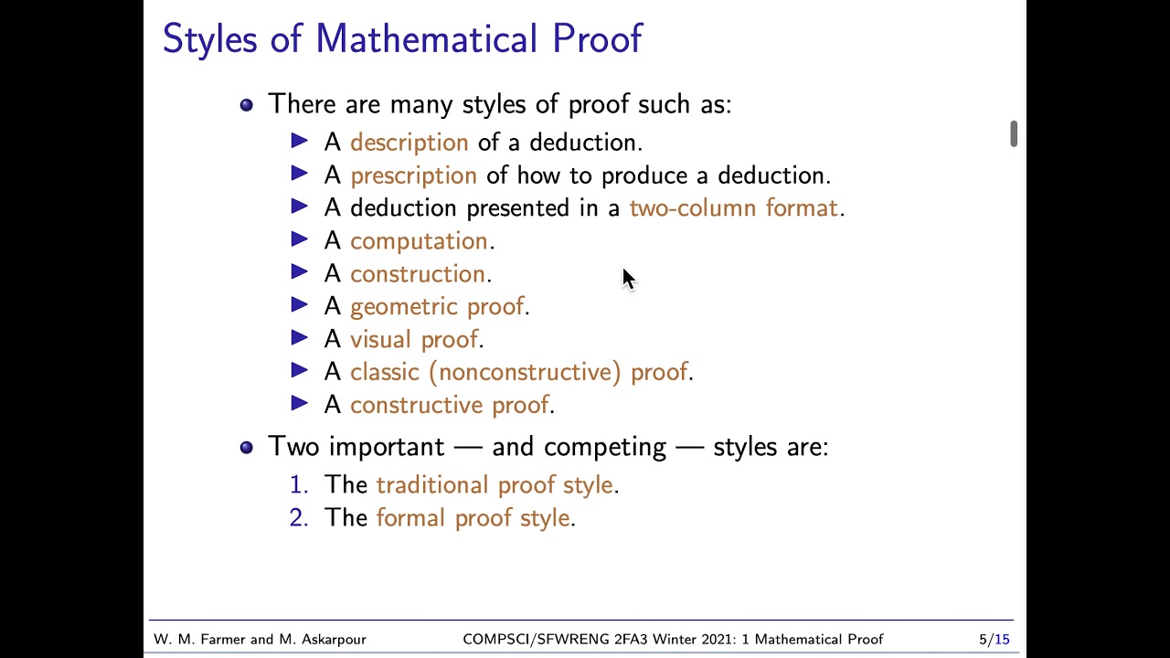 1a Mathematical Proof 2021 - YouTube