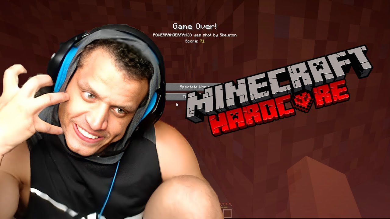 TYLER1 CANT STOP DYING IN MINECRAFT HARDCORE - YouTube