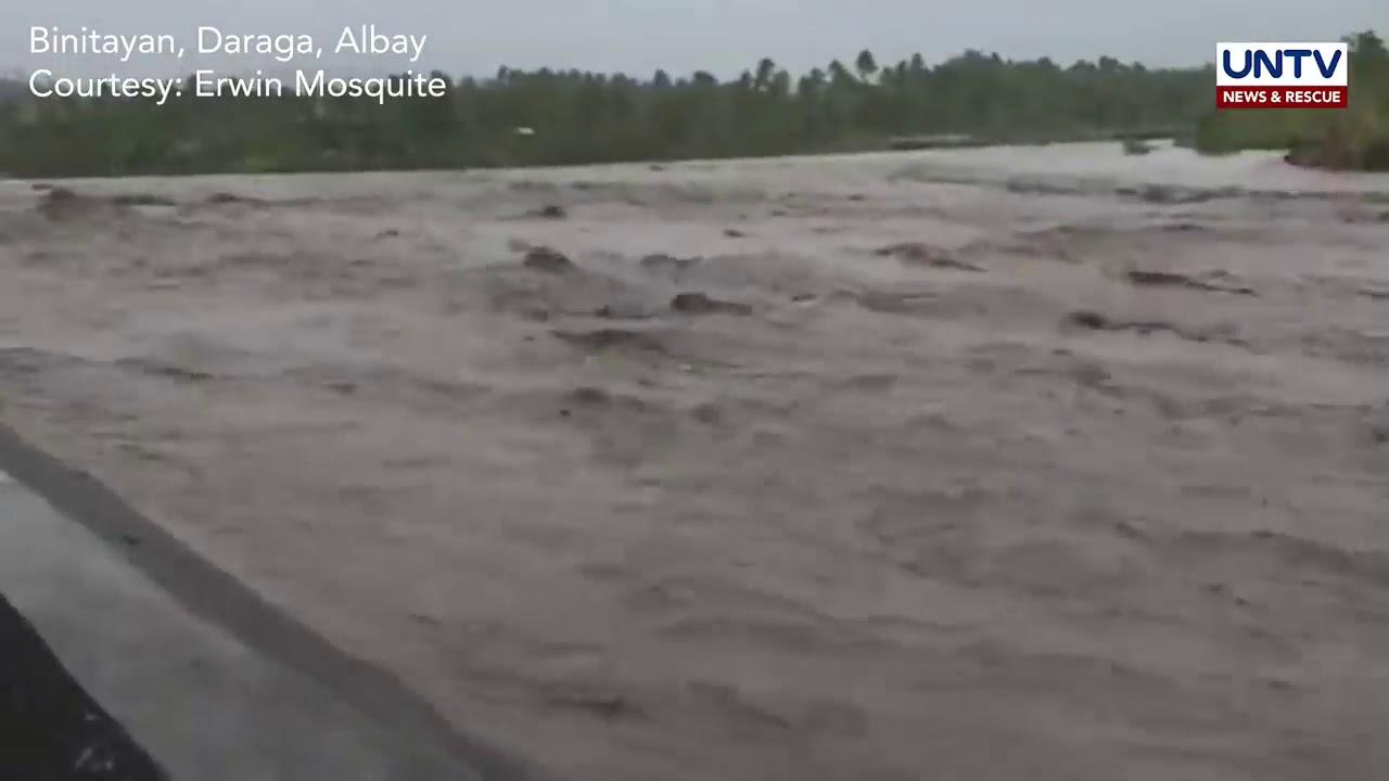 Binitayan Kilicao Bridge sa Daraga, Albay, naputol sa pananalasa ng ...