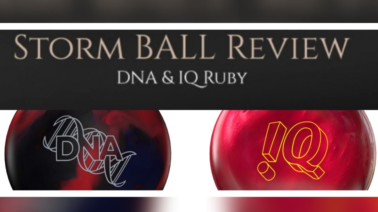 Storm Bowling DNA & IQ Ruby Ball Motion Video - YouTube