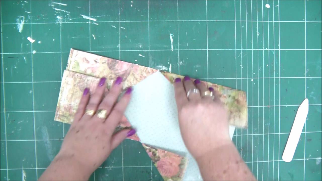 5 Minute Carft: Folded Pocket Page - YouTube