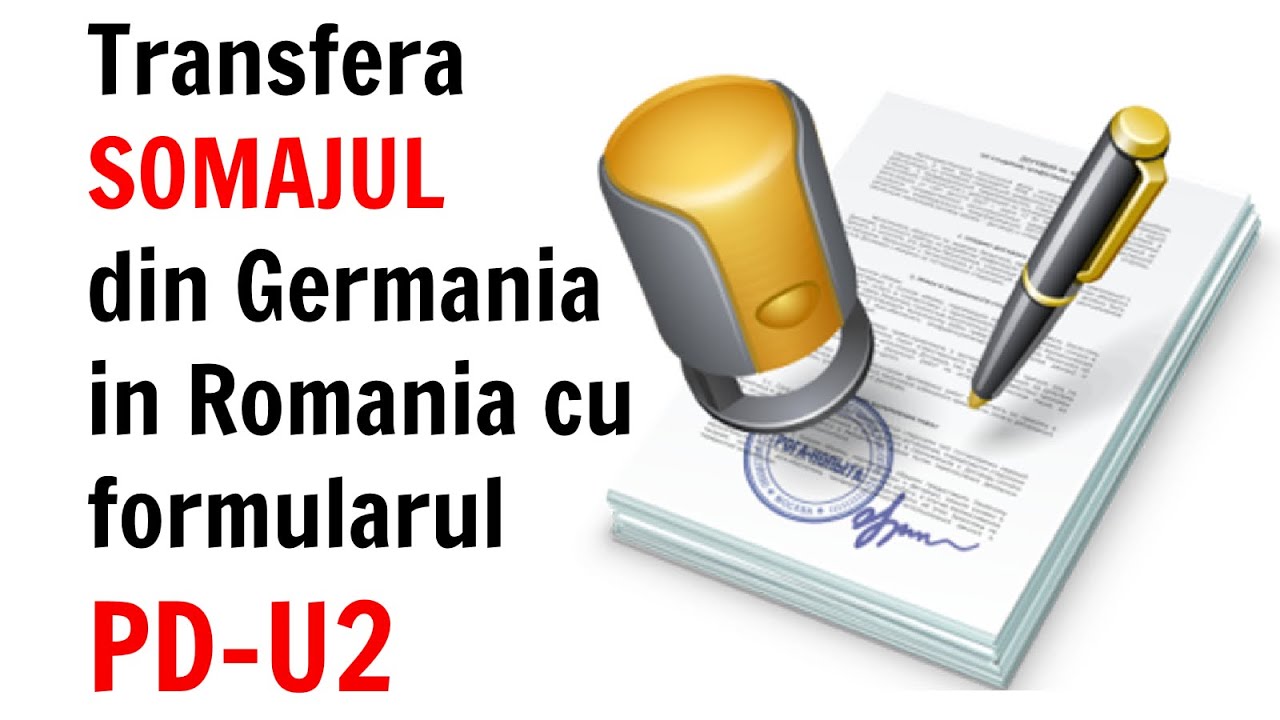 Transferă Șomajul din Germania in Romania prin Formularul U2 / Șomajul ...