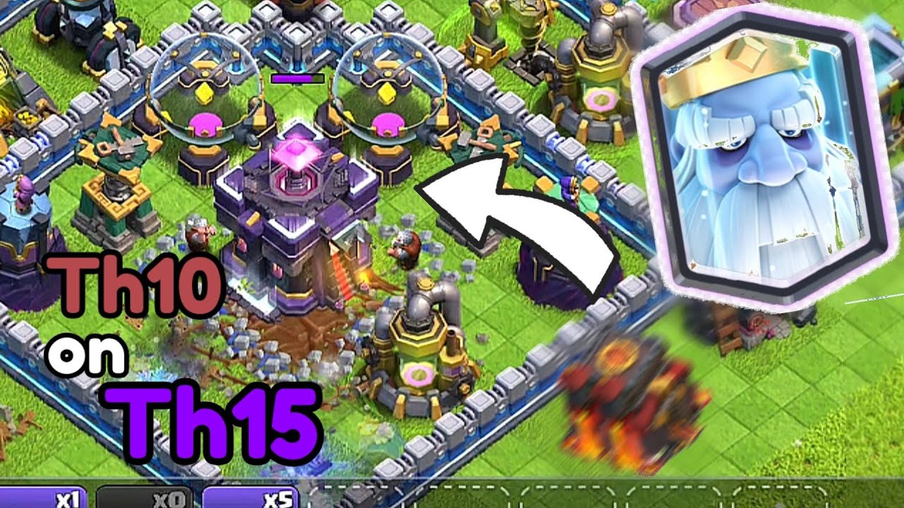 Best attack strategy ever!! th10 attack on th15 😵 - YouTube