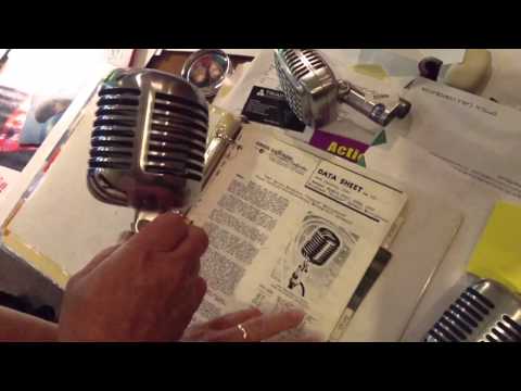 1940's Shure 556 & 1950's Mic Hollywood Sound Systems Prop Microphone Rental Department