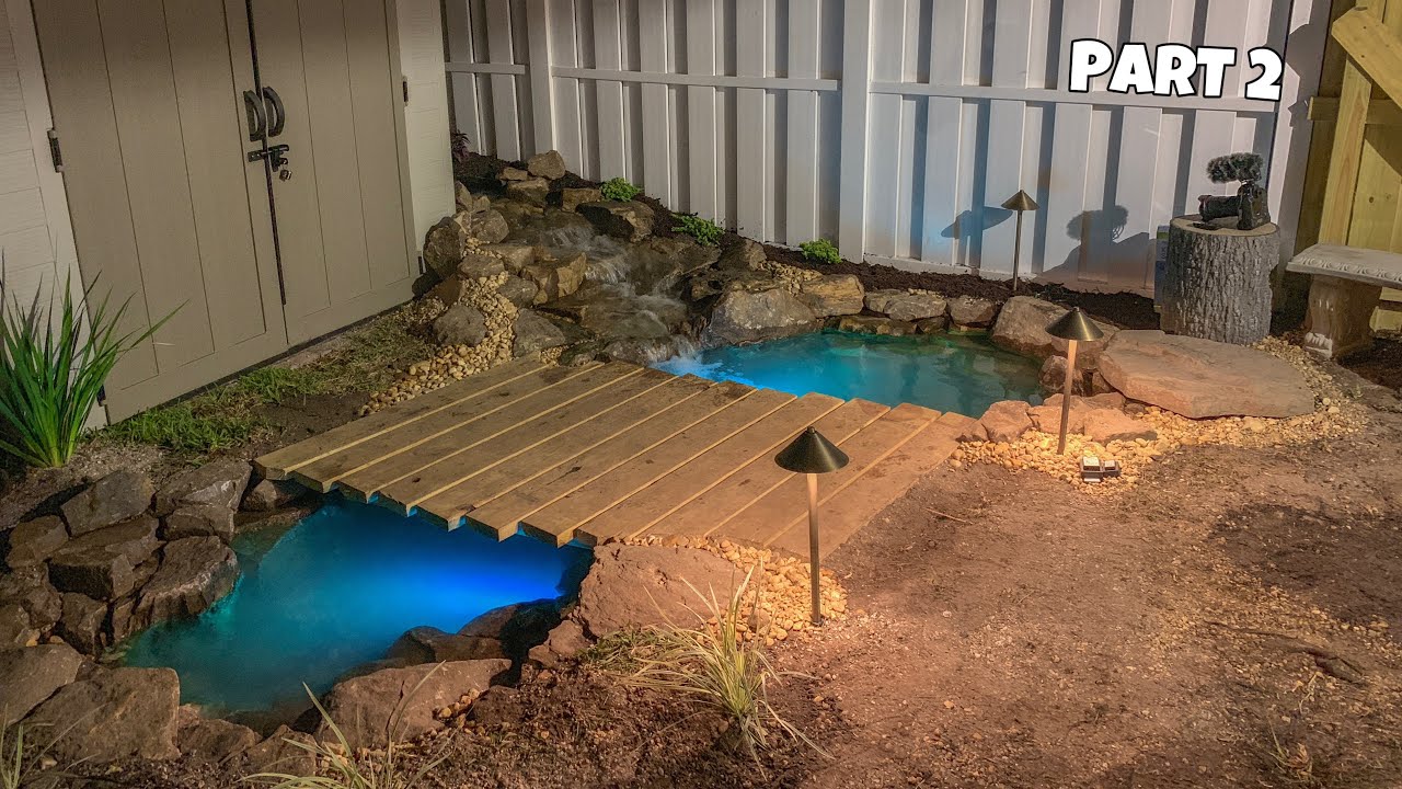 We finished My DREAM POND!!! - YouTube