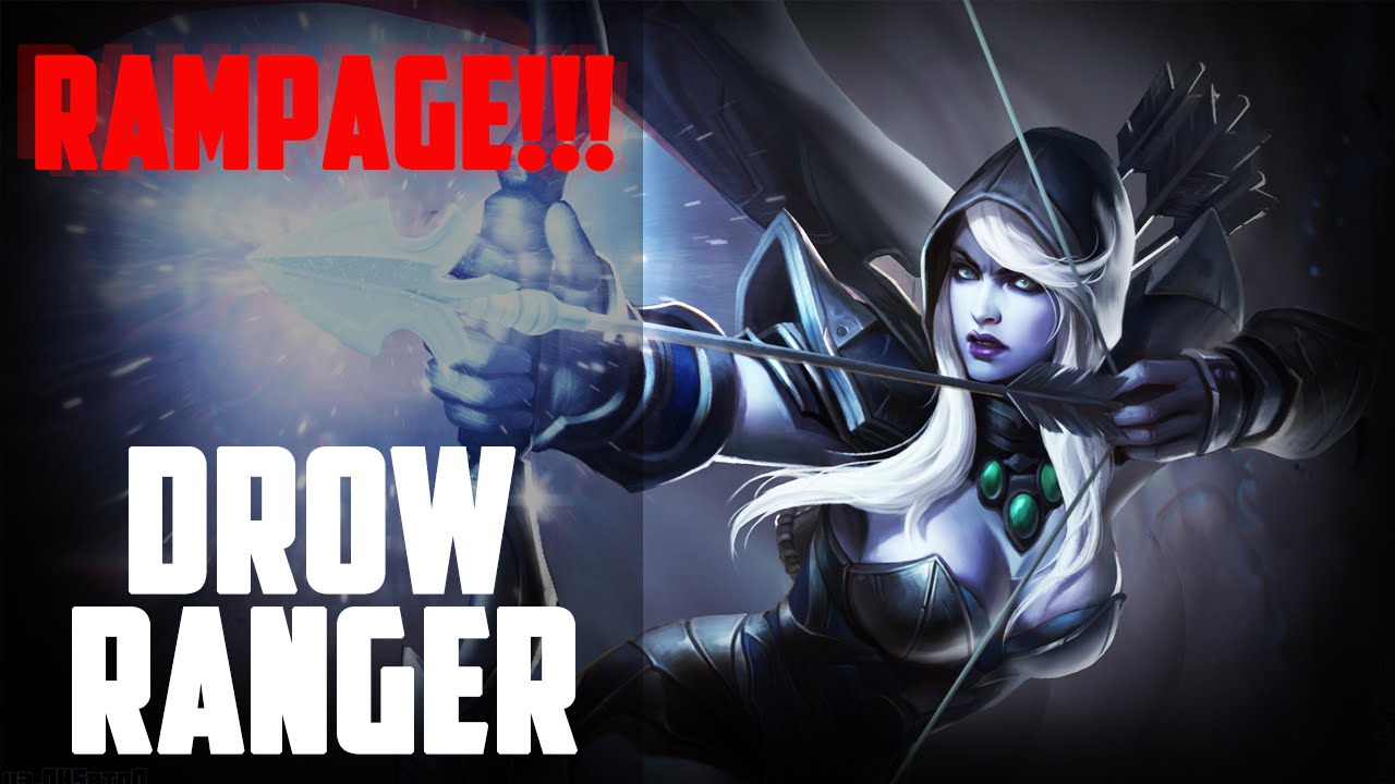 RAMPAGE Drow Ranger - Dota 2 - YouTube