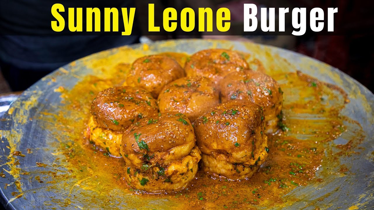 Sunny Leone Burger At Shalimar Tiffins, Hyderabad - YouTube